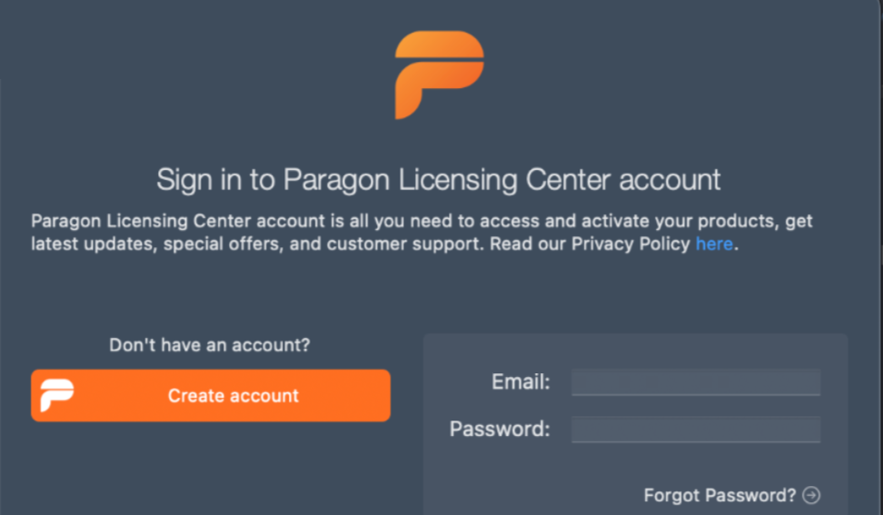 How to Activate Your Purchased Software Online – Paragon Support